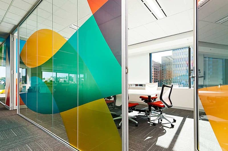 پارتیشن شیشه ای رنگی (صفر تا صد با تتراگلس) - تتراگلس